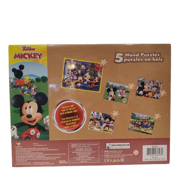 Disney | Toys | Disney Mickey Mouse Wood Puzzles Minnie Mouse Donald ...